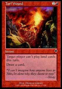 Turf Wound - Invasion | Italian | Excellent | Foil | 3713#EX#IT#FO#nFI